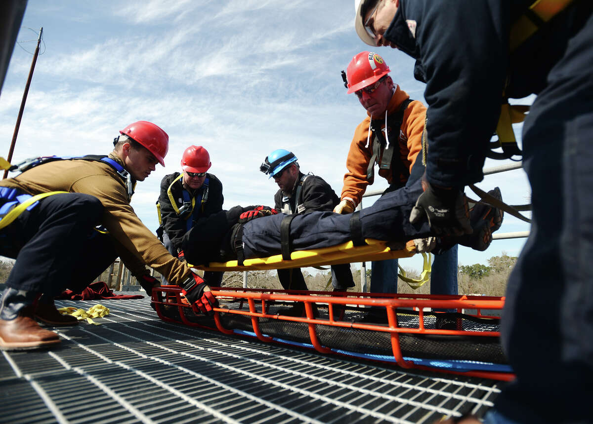 Area plant workers hone rescue skills
