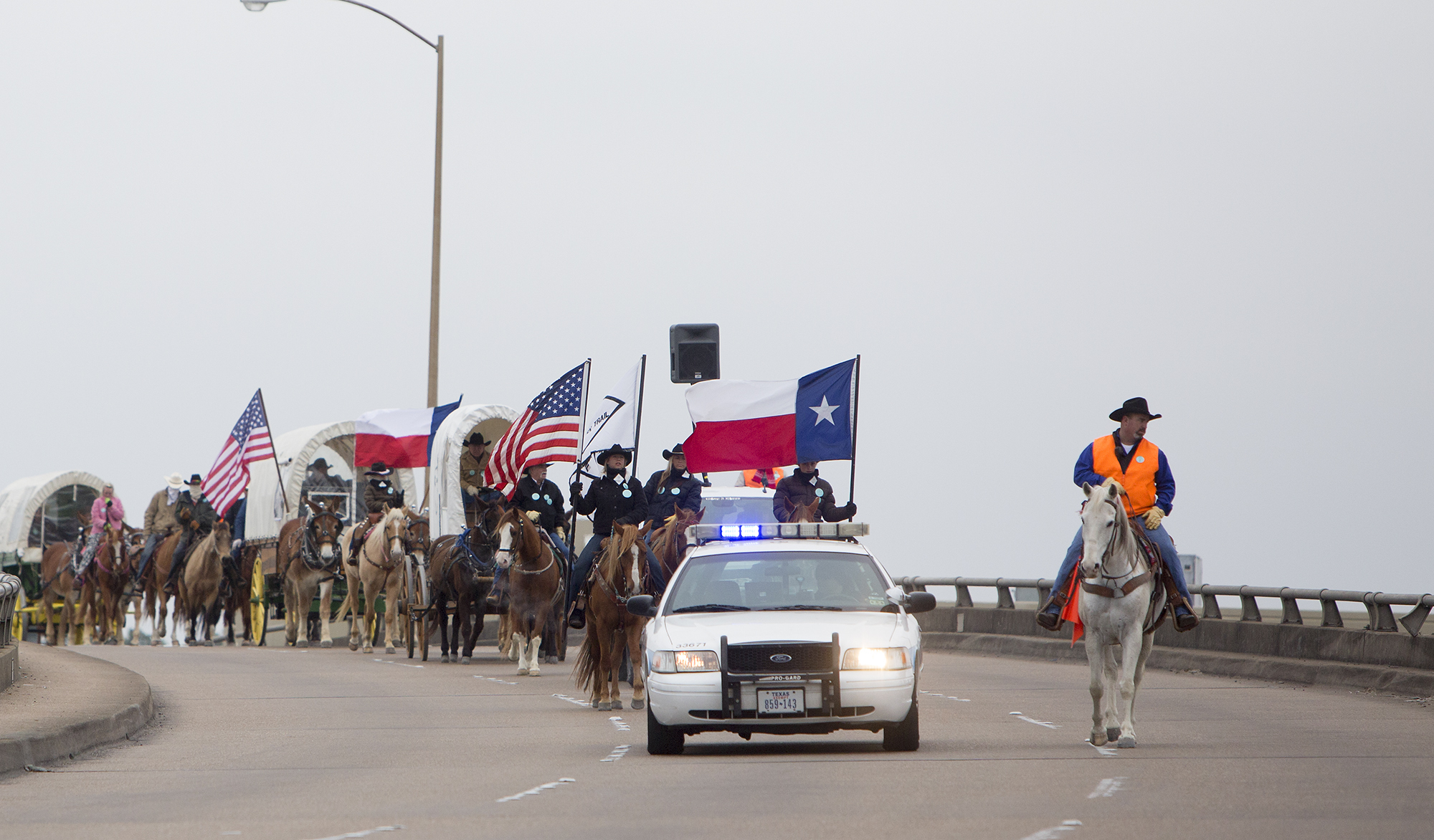 Trail ride spirit engulfs Memorial Park