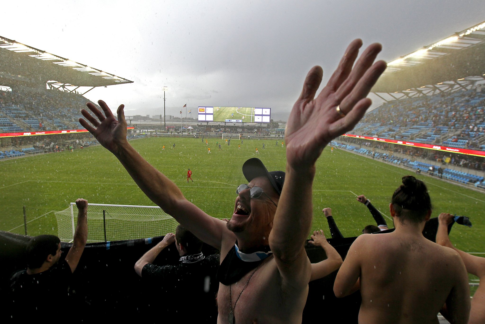 Quakes open new stadium with exhibition win