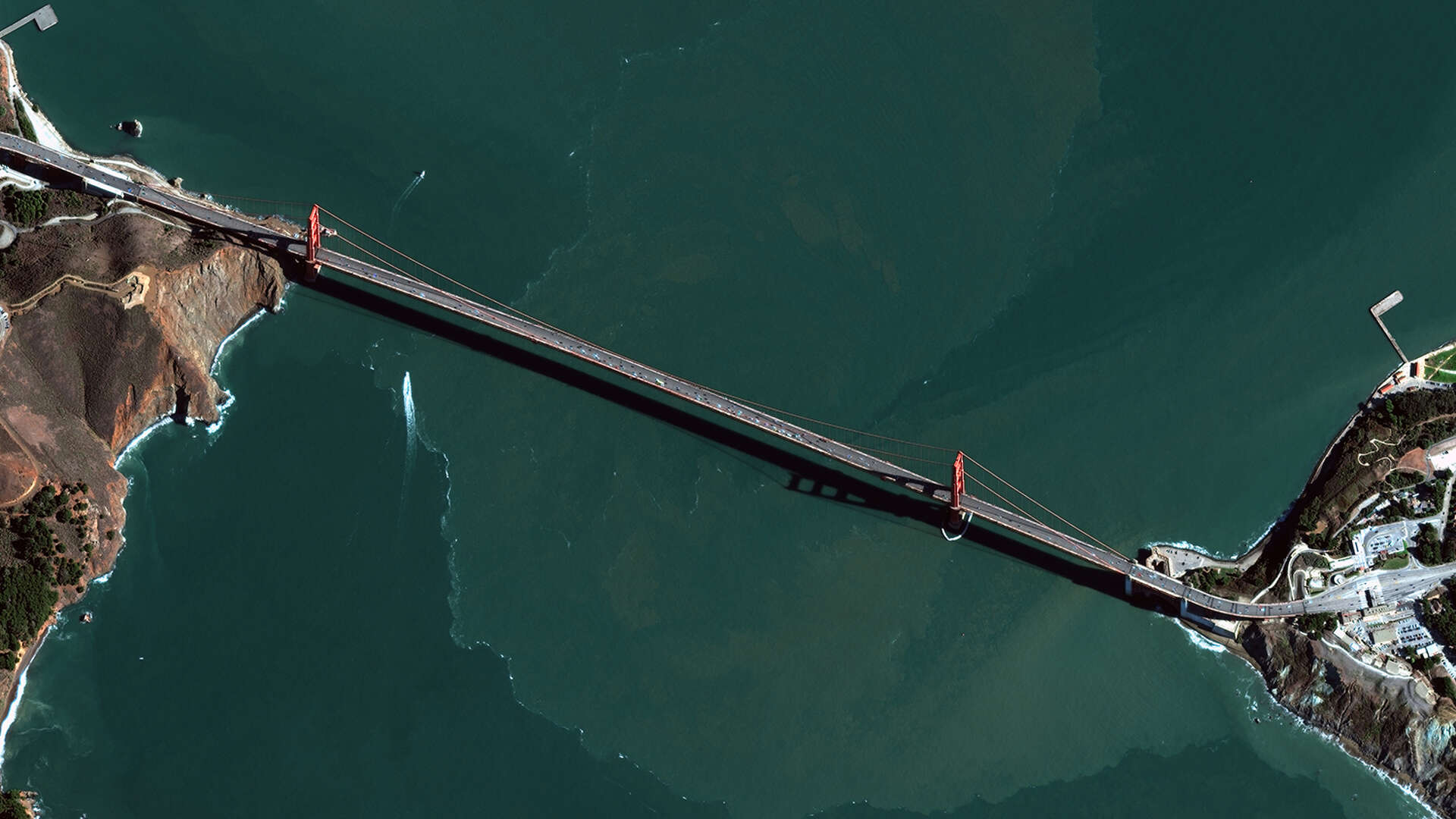 Golden Gate Bridge From Space High Quality Stock Photos Of "golden
