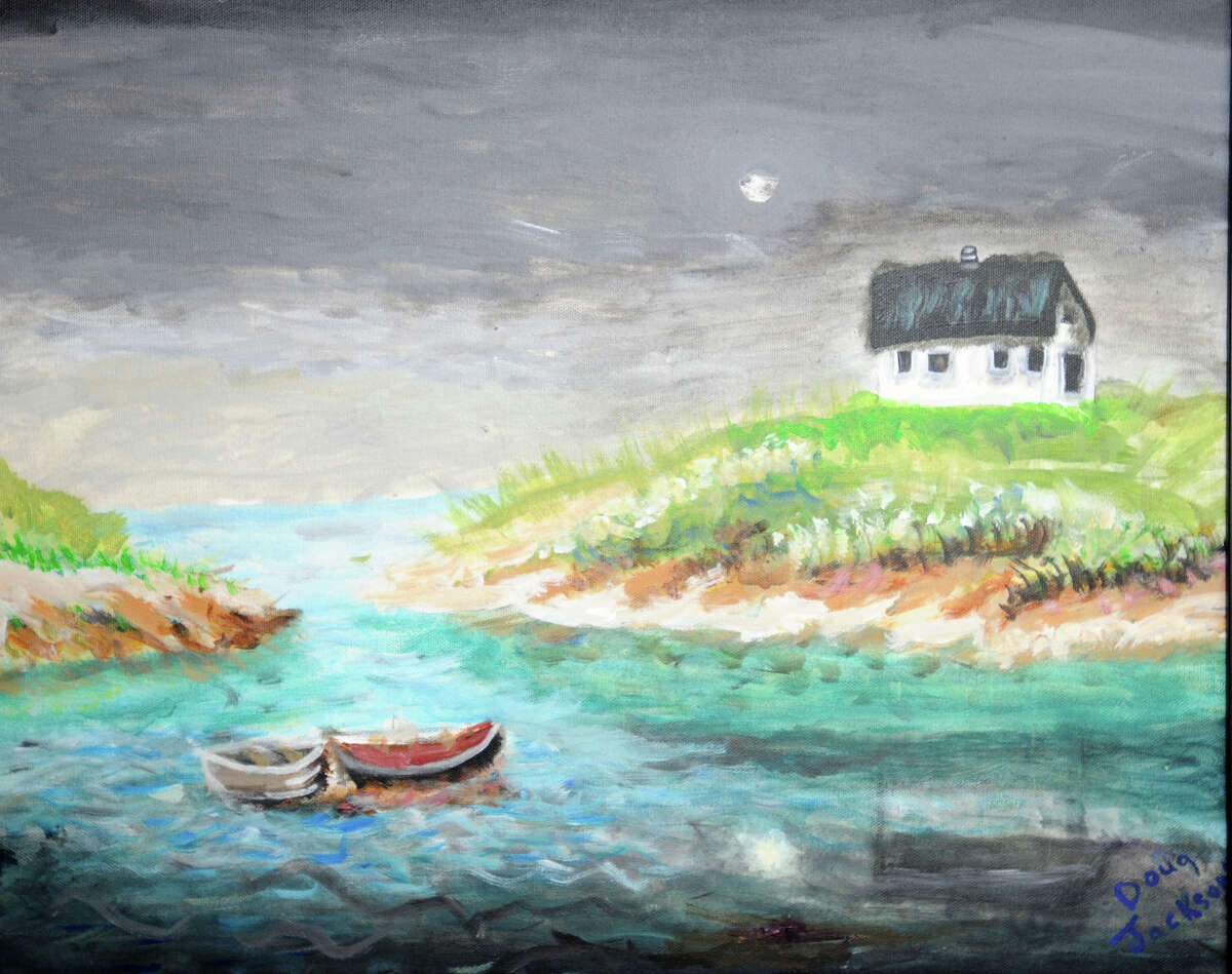 Disabled Port Arthur painter celebrates 50 years with solo show