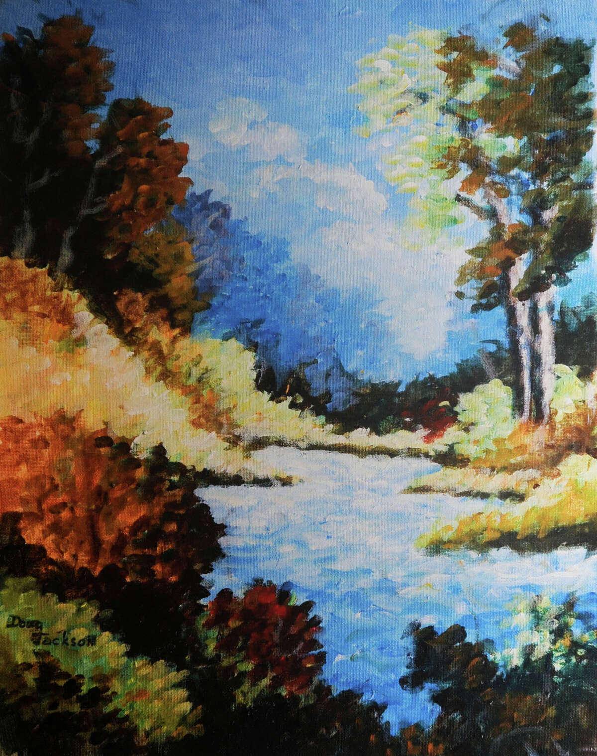 Disabled Port Arthur painter celebrates 50 years with solo show