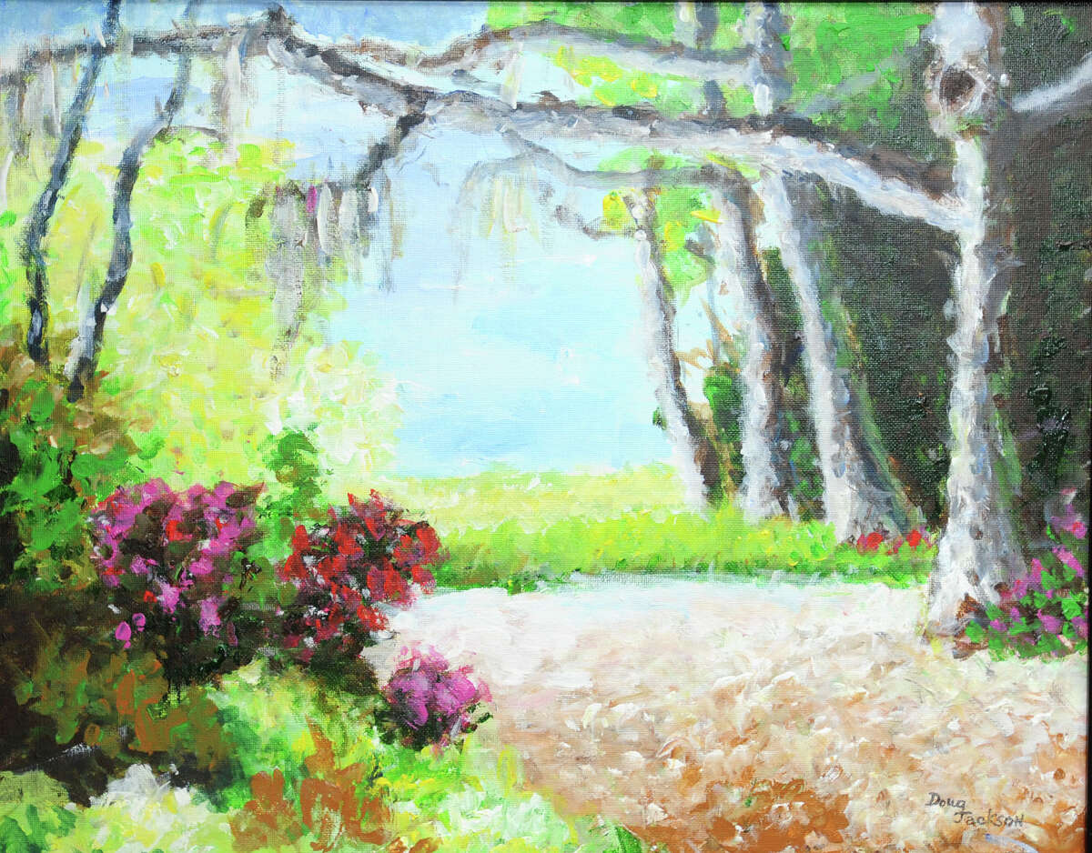 Disabled Port Arthur painter celebrates 50 years with solo show