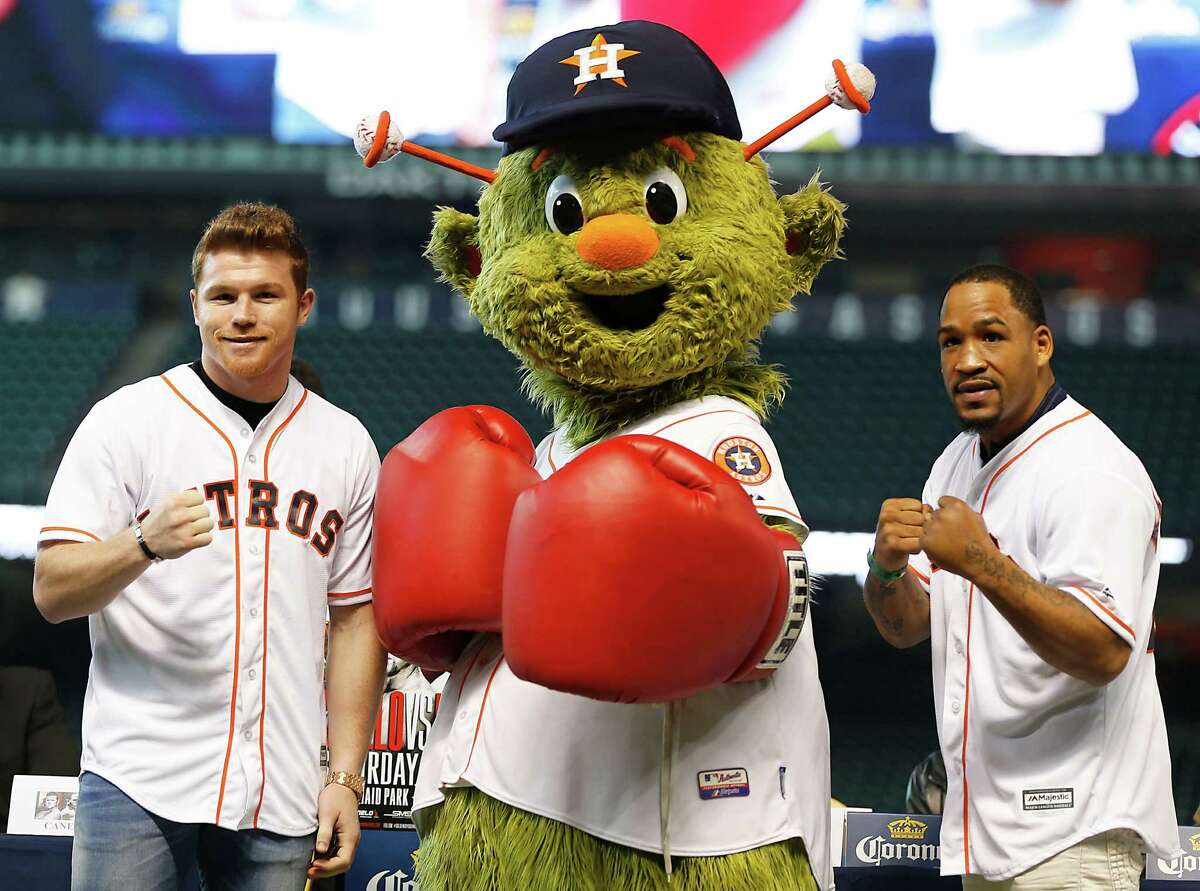 Canelo draws a crowd promoting July bout vs. Kirkland at Minute Maid