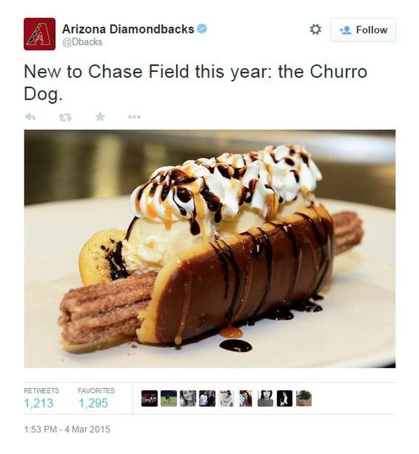 Arizona Diamondbacks debut crazy new dessert: the 'Churro Dog' - San ...