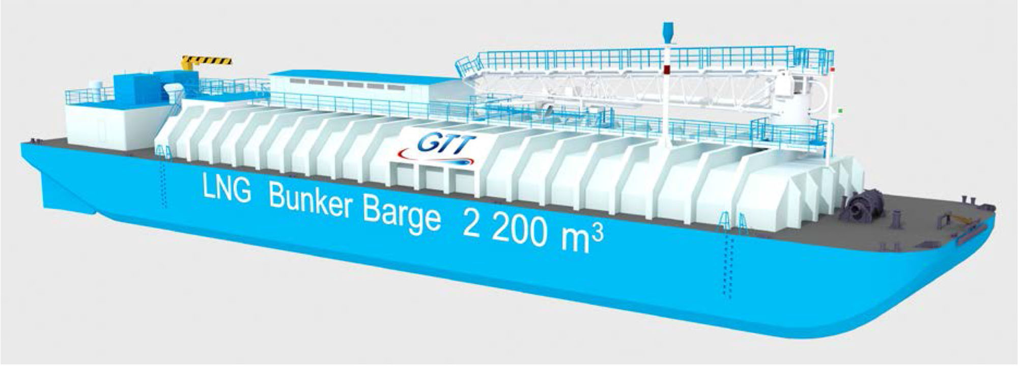 Orange shipyard builds massive barge-to-tanker LNG vessel