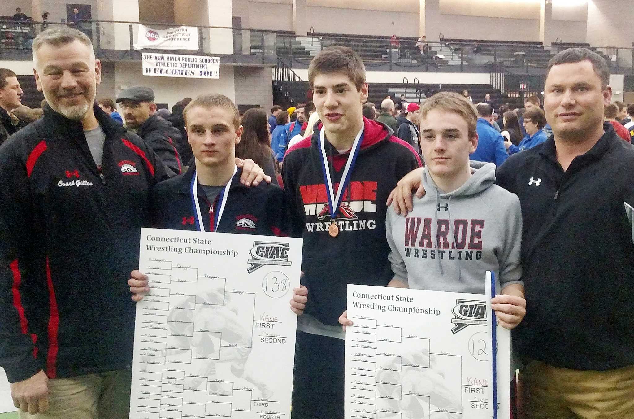 Kane brothers very able: Warde wrestling siblings are masters of the mat