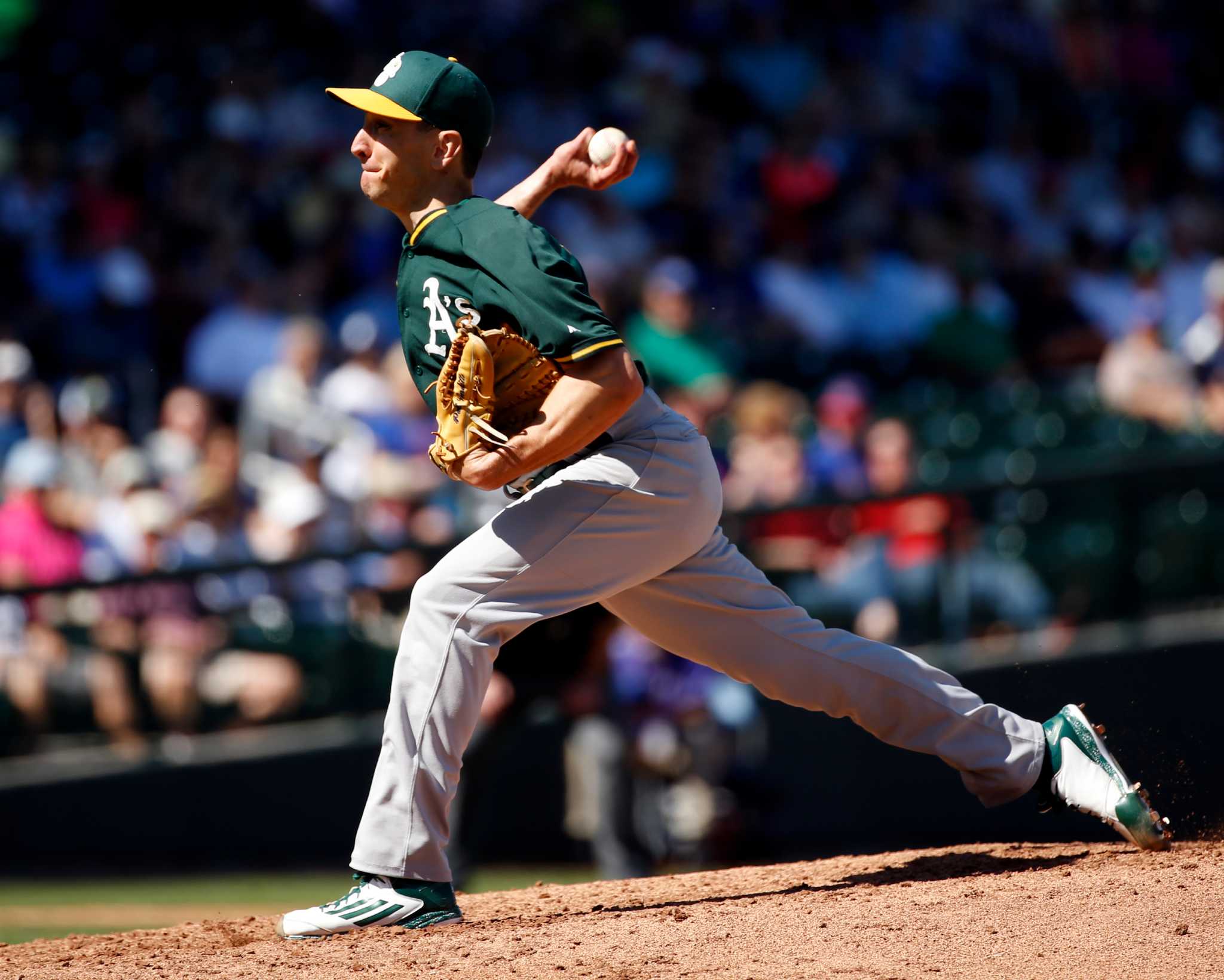 A’s switch pitcher Pat Venditte impresses again