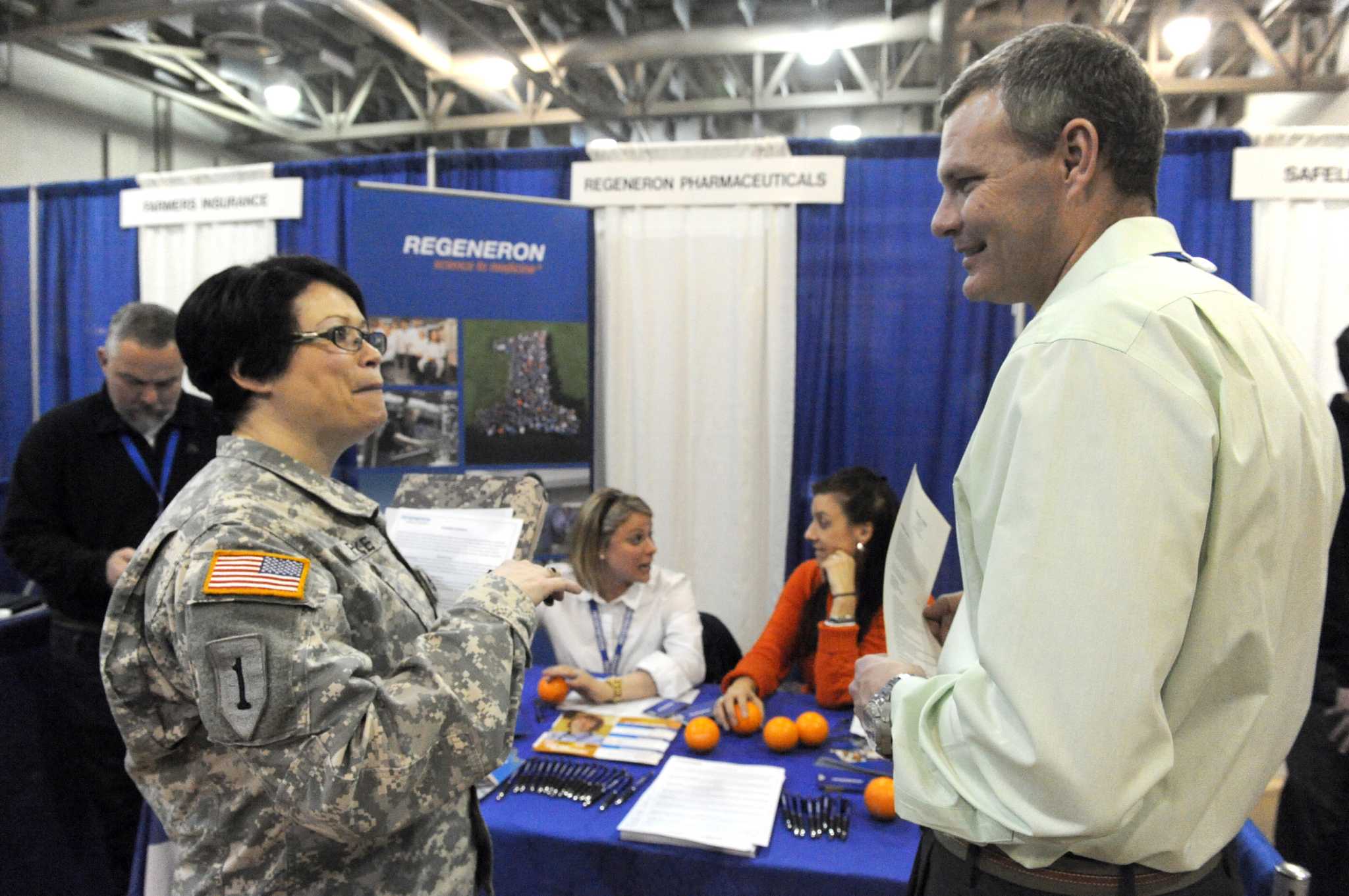 Photos: Veteran job fair