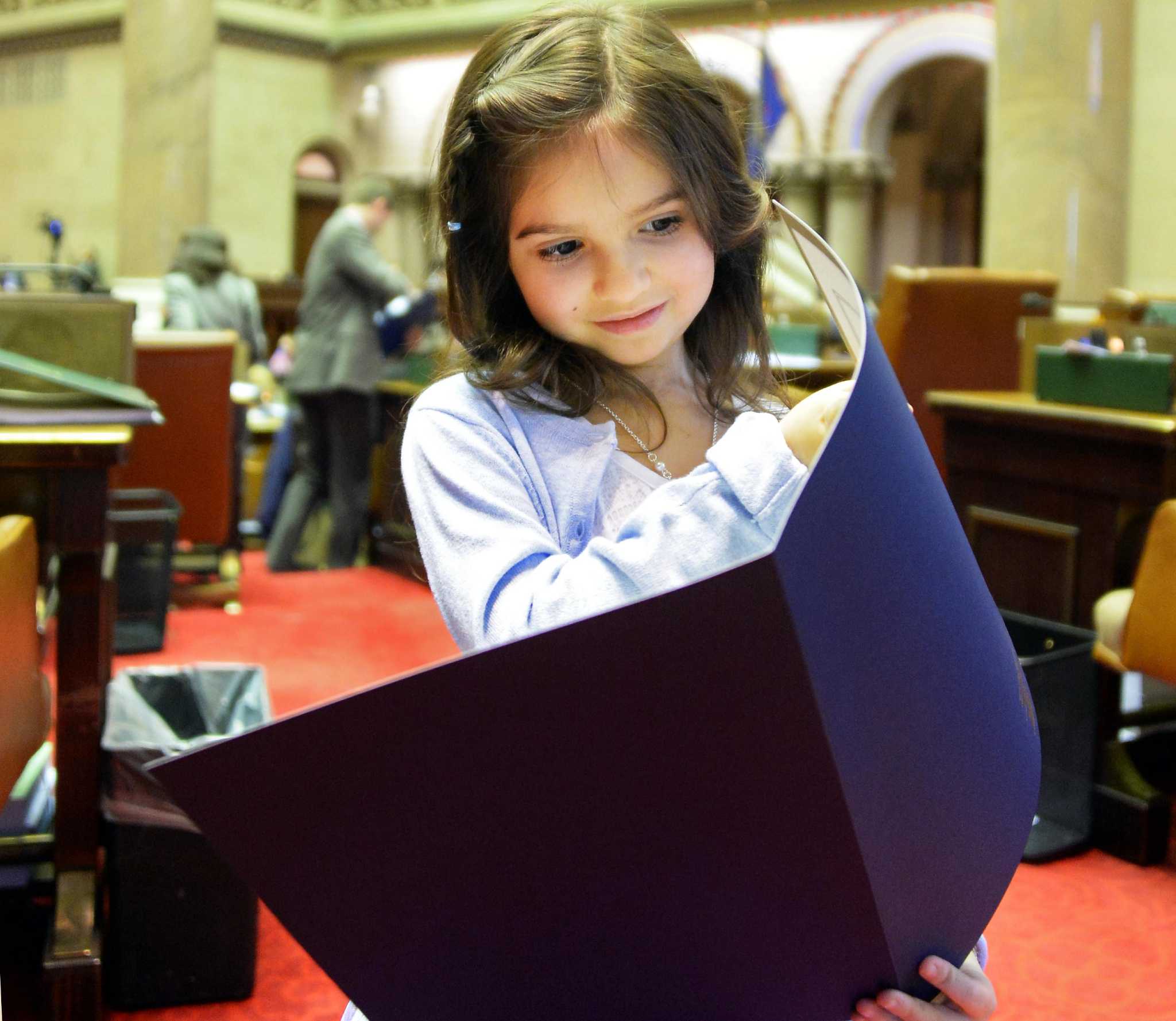 Assembly honors a young advocate