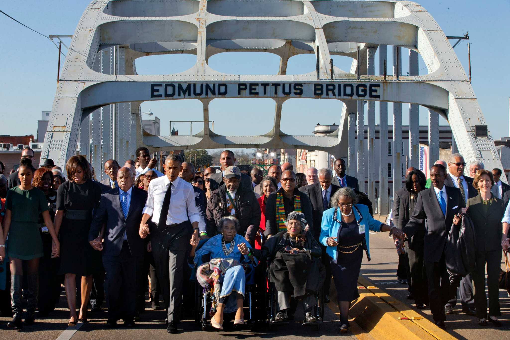 Selma civil rights milestone marked by first black president