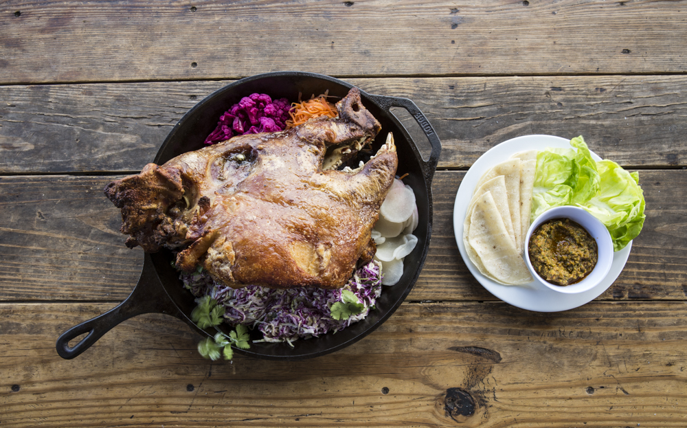 Get your half a pig's head at Hay Merchant