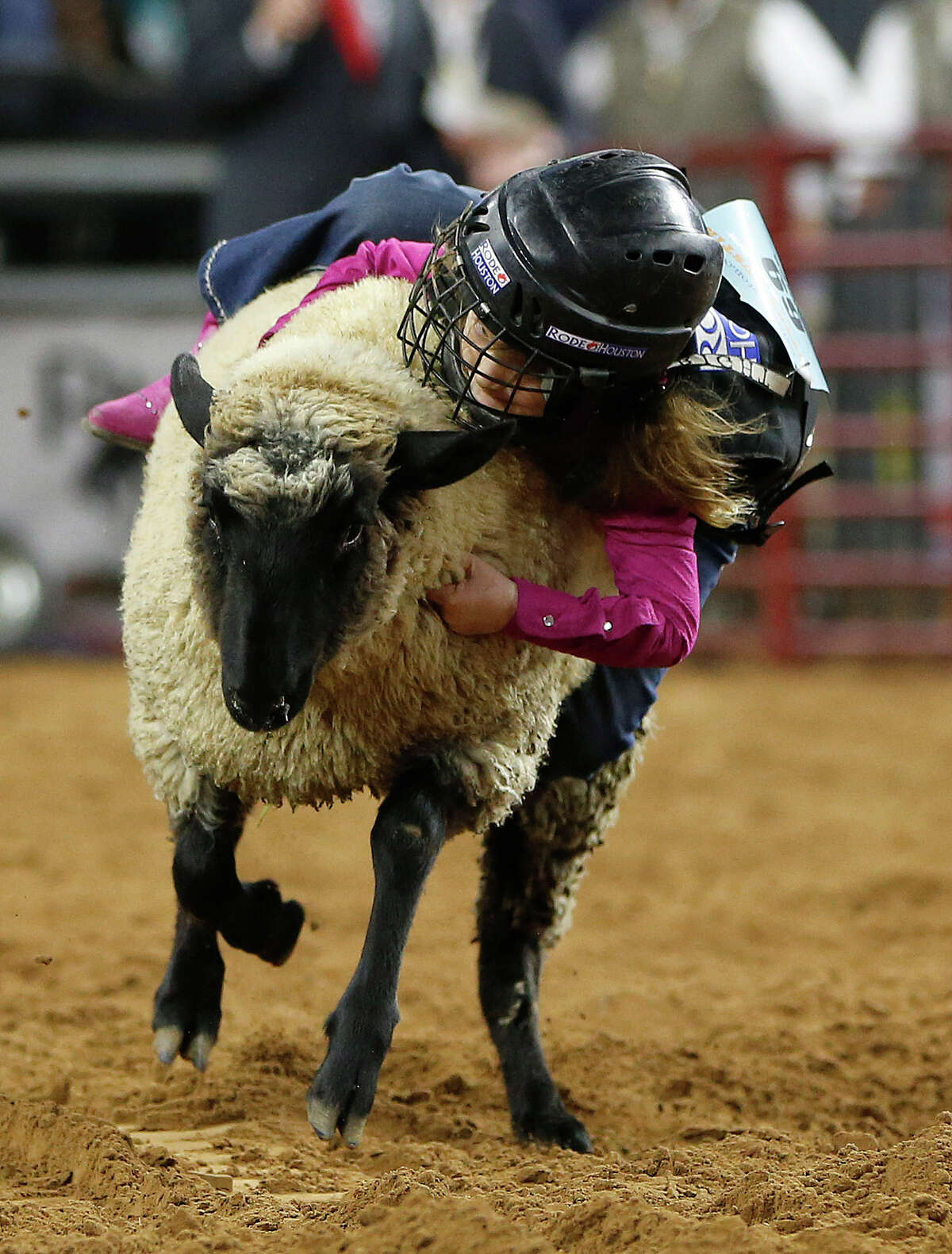 Mutton busting is serious business at RodeoHouston