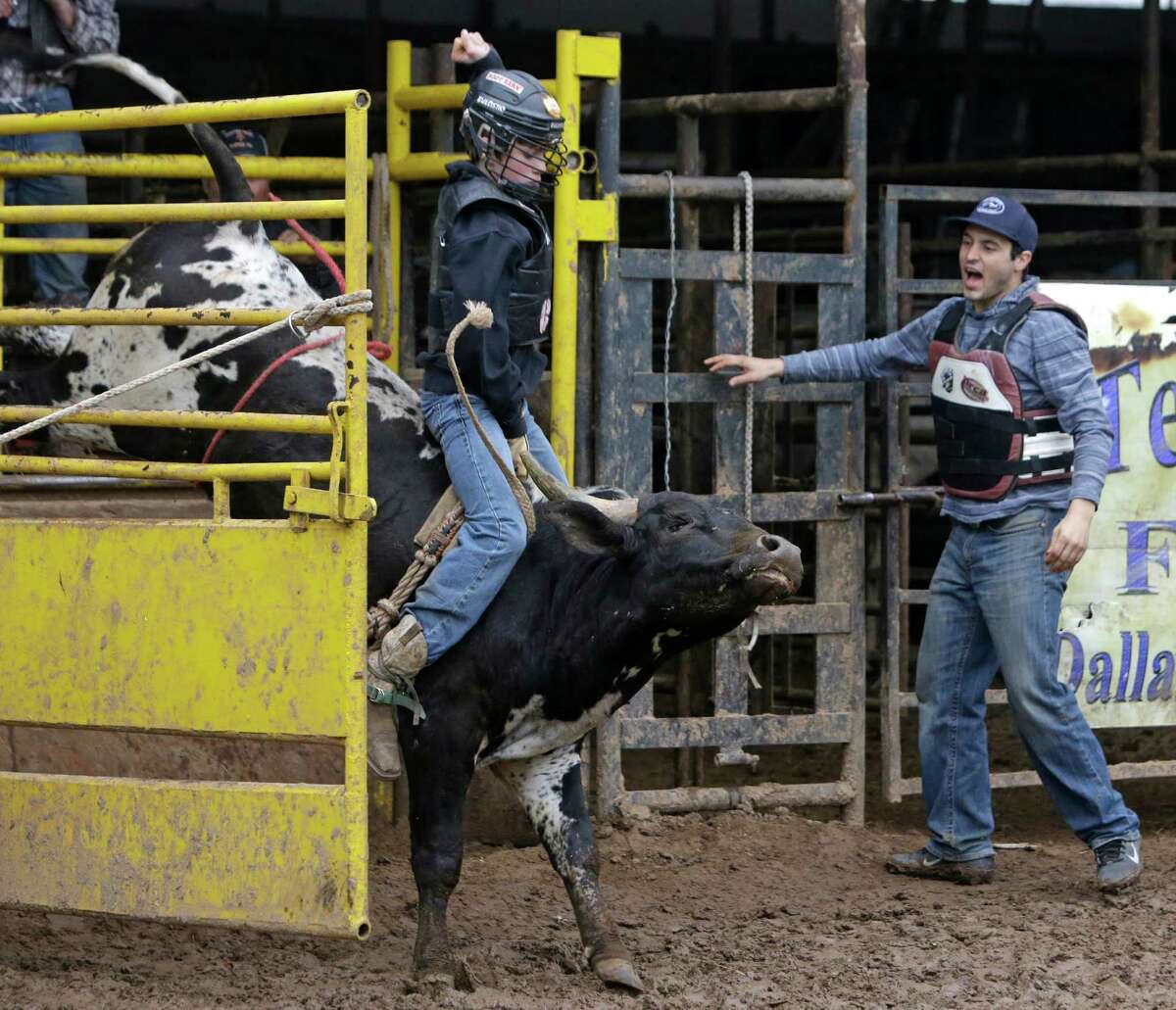 13-year-old living rodeo dream in bull riding competitions