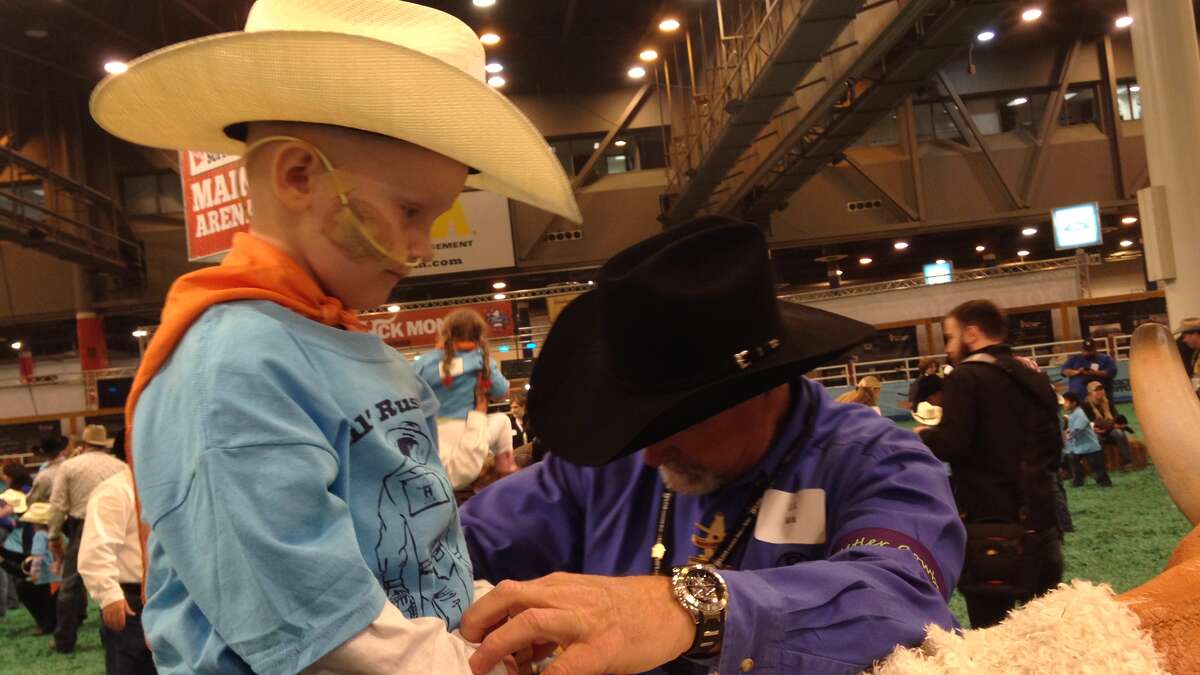 Children with special needs enjoy rodeo activities