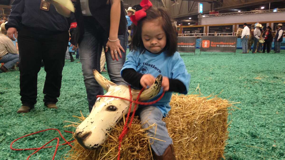 Children with special needs enjoy rodeo activities
