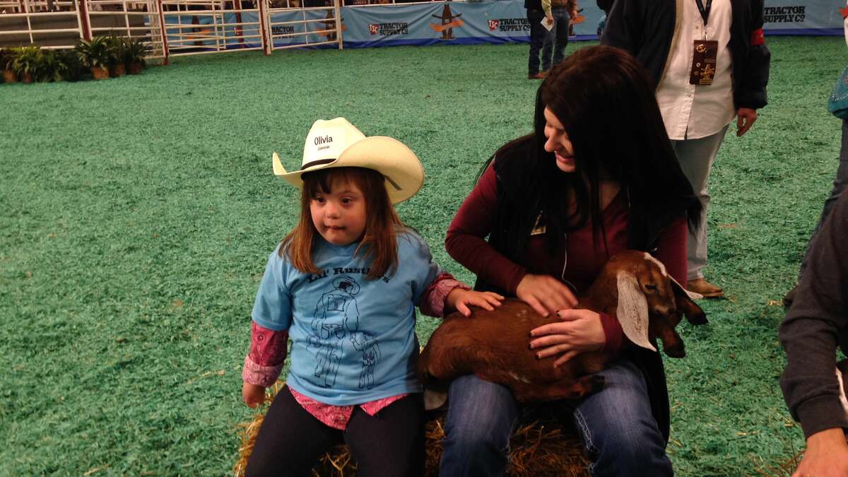 Children with special needs enjoy rodeo activities