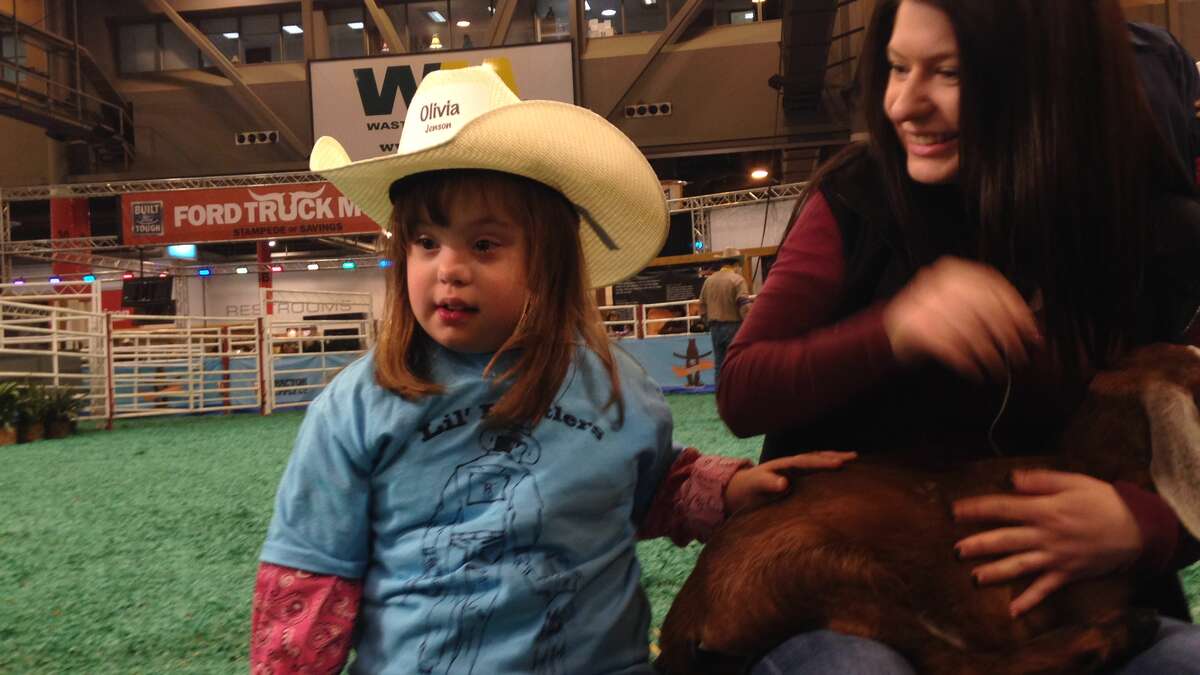 Children with special needs enjoy rodeo activities