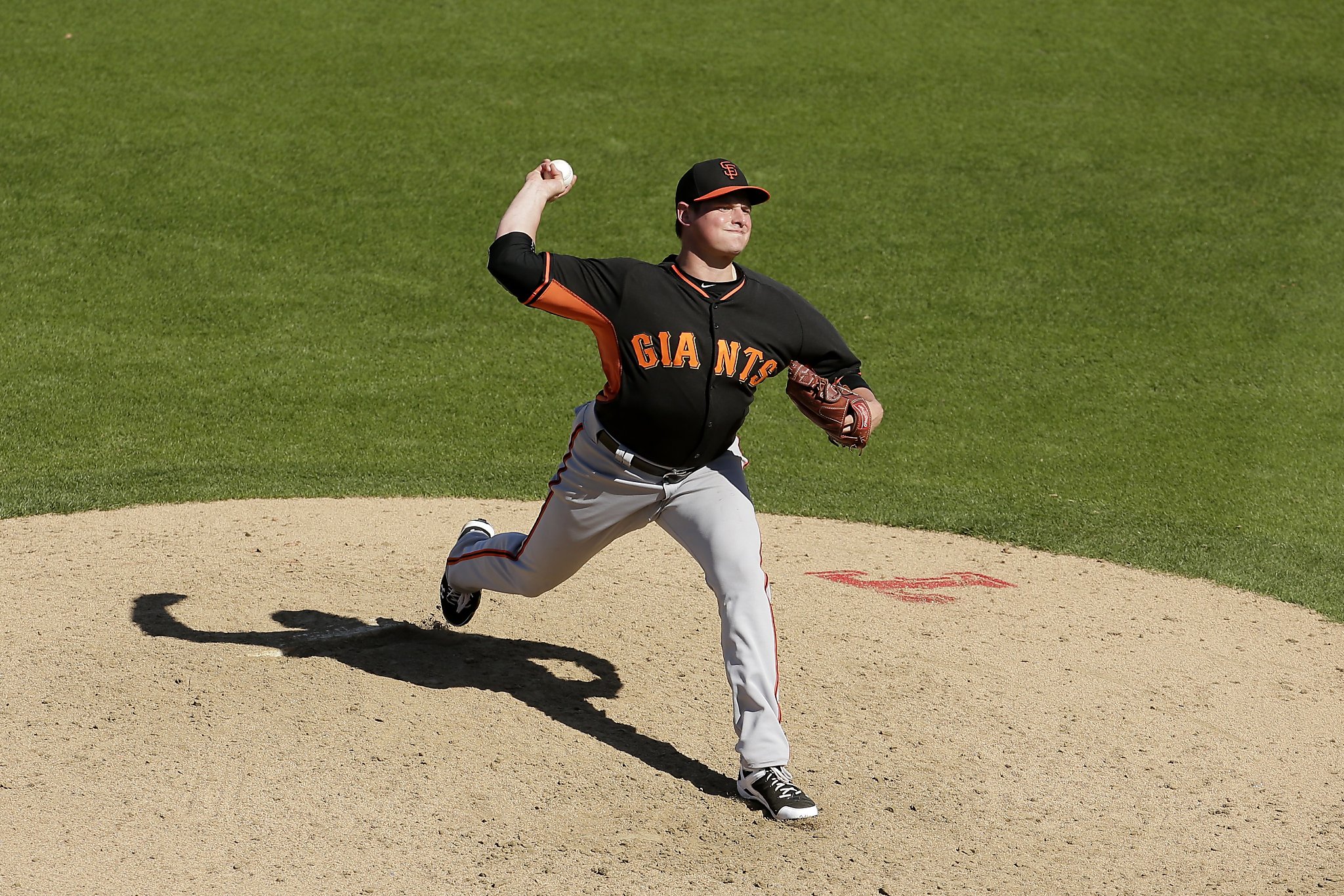 Giants pitching prospect Crick learning to trust stuff and self