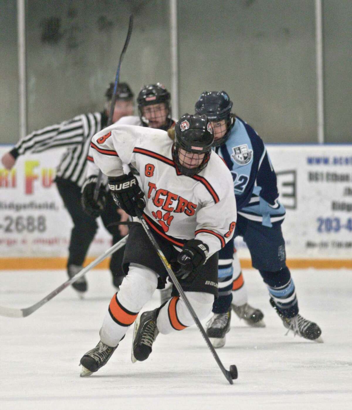 Ridgefield ices East Catholic, gets set for battle with FCIAC rival Darien