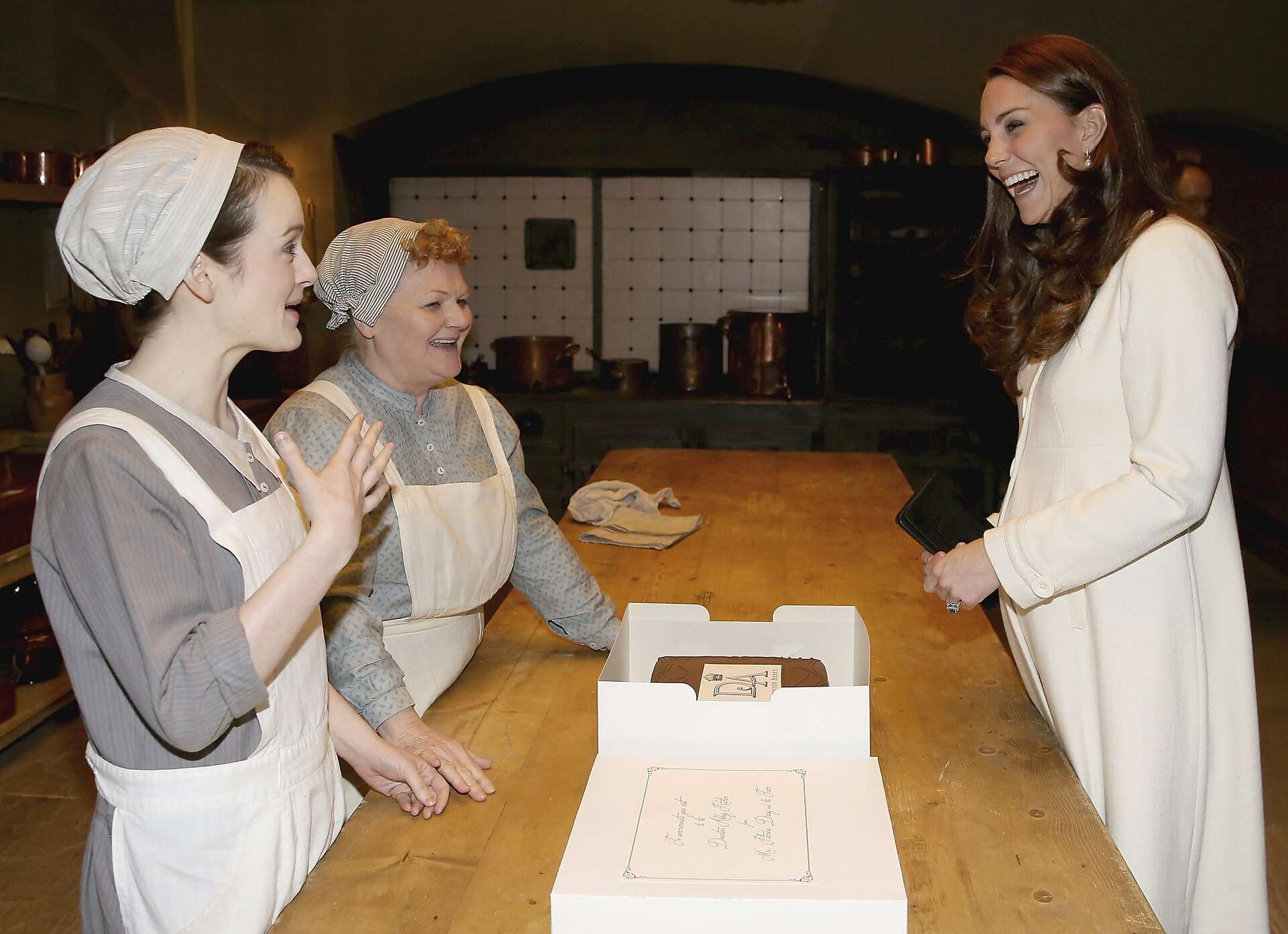 A real duchess visits Downton Abbey