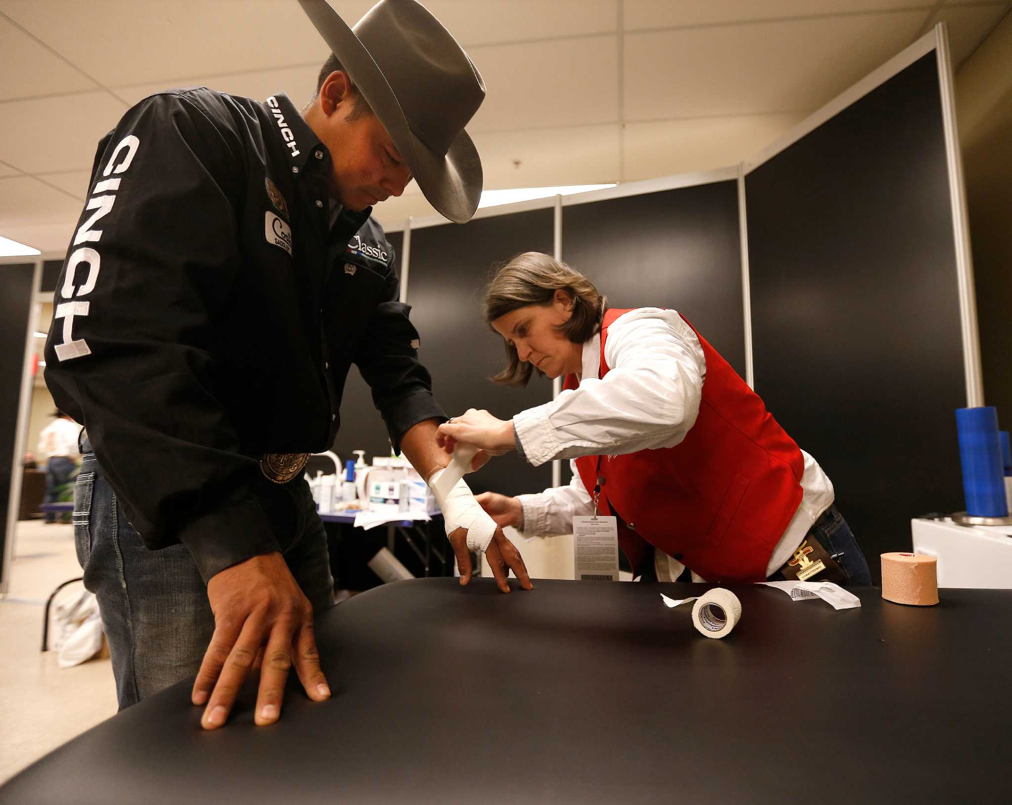 For the rodeo cowboy, a banged-up body comes with the job