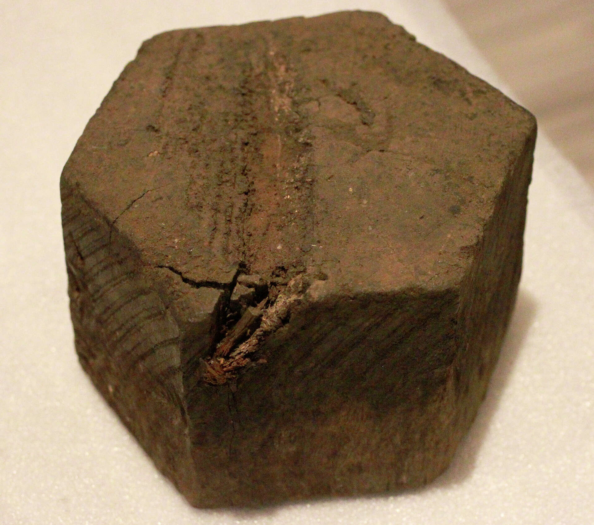 Early roads built with wooden blocks