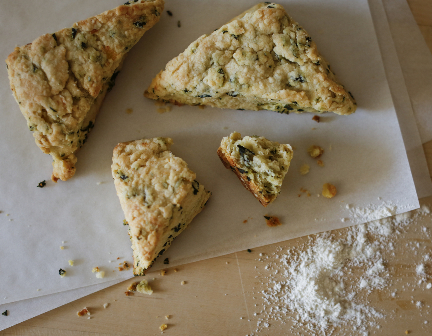 Stephanie Prida’s Kale & Parmesan Scones
