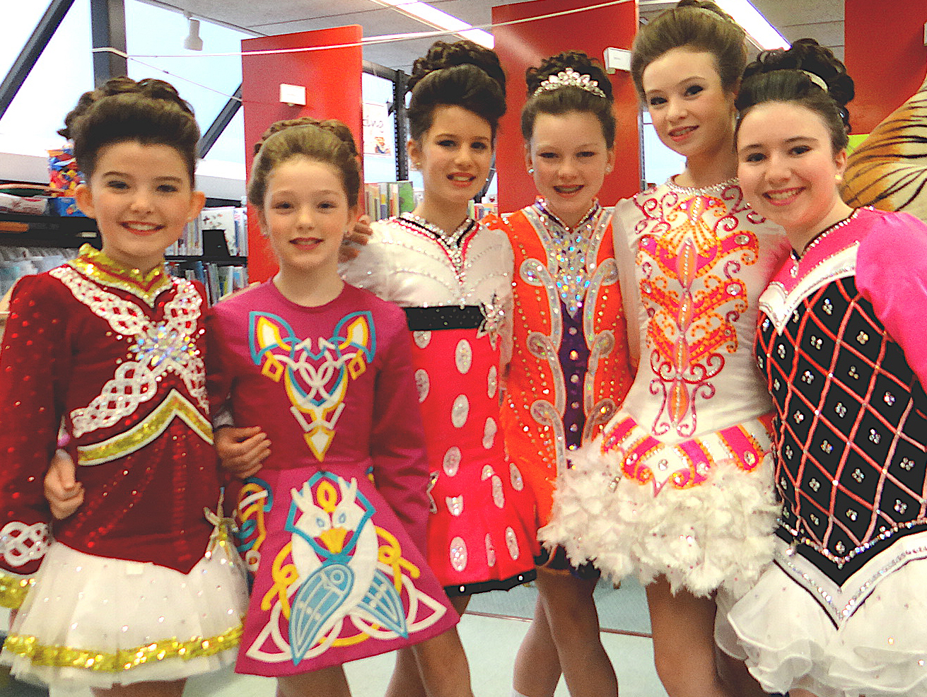 In step with St. Patrick's Day, Irish dancers perform at Pequot Library