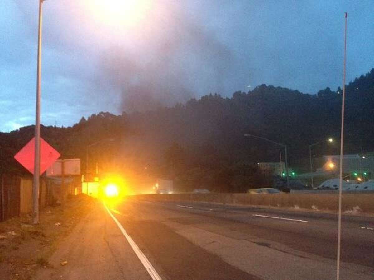 All lanes open after car fire in Caldecott Tunnel