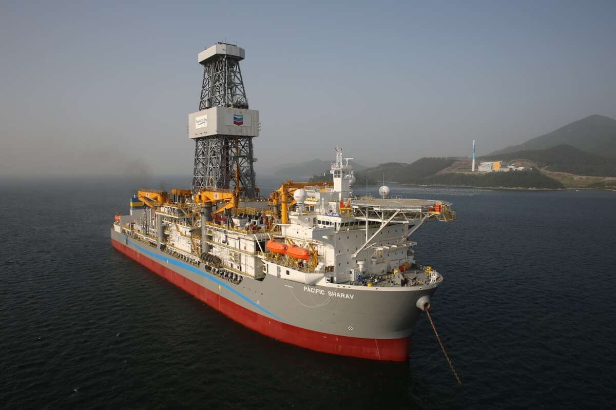Chevron drillships in the Gulf