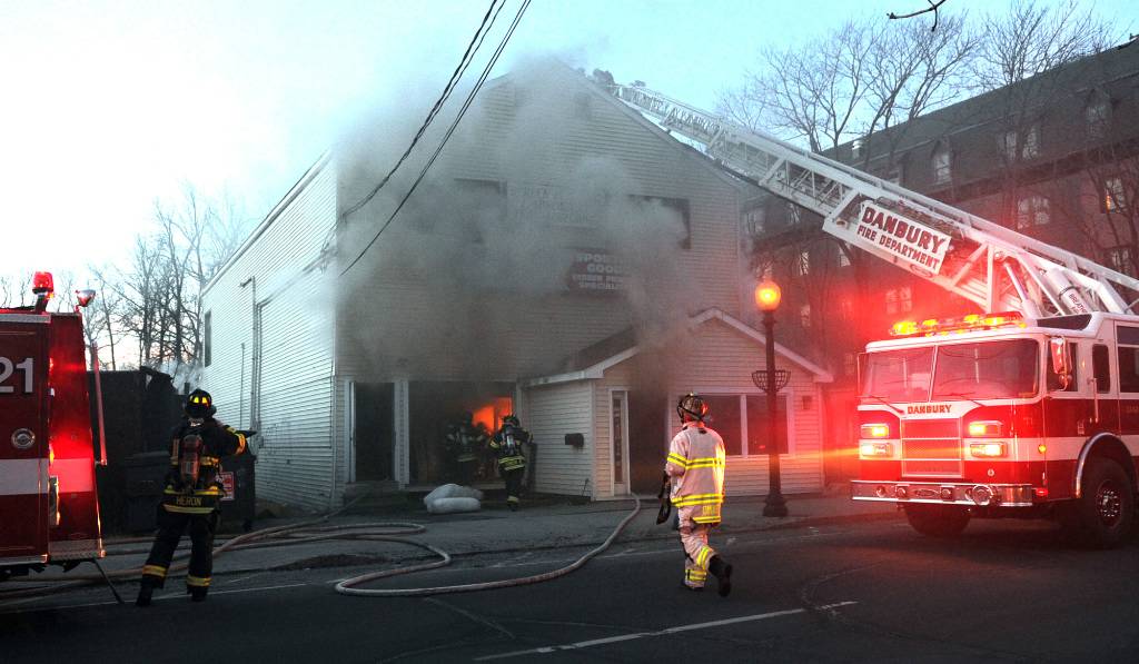 Calm night makes for mild fire