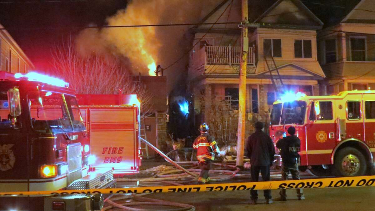 Fire on Albany's Delaware Avenue displaces 11