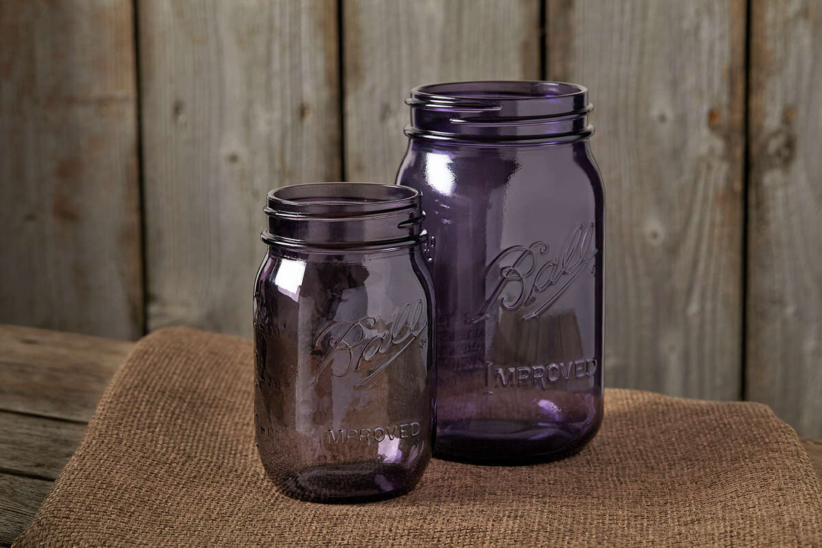 Put your spring bouquets in a violet glass jar