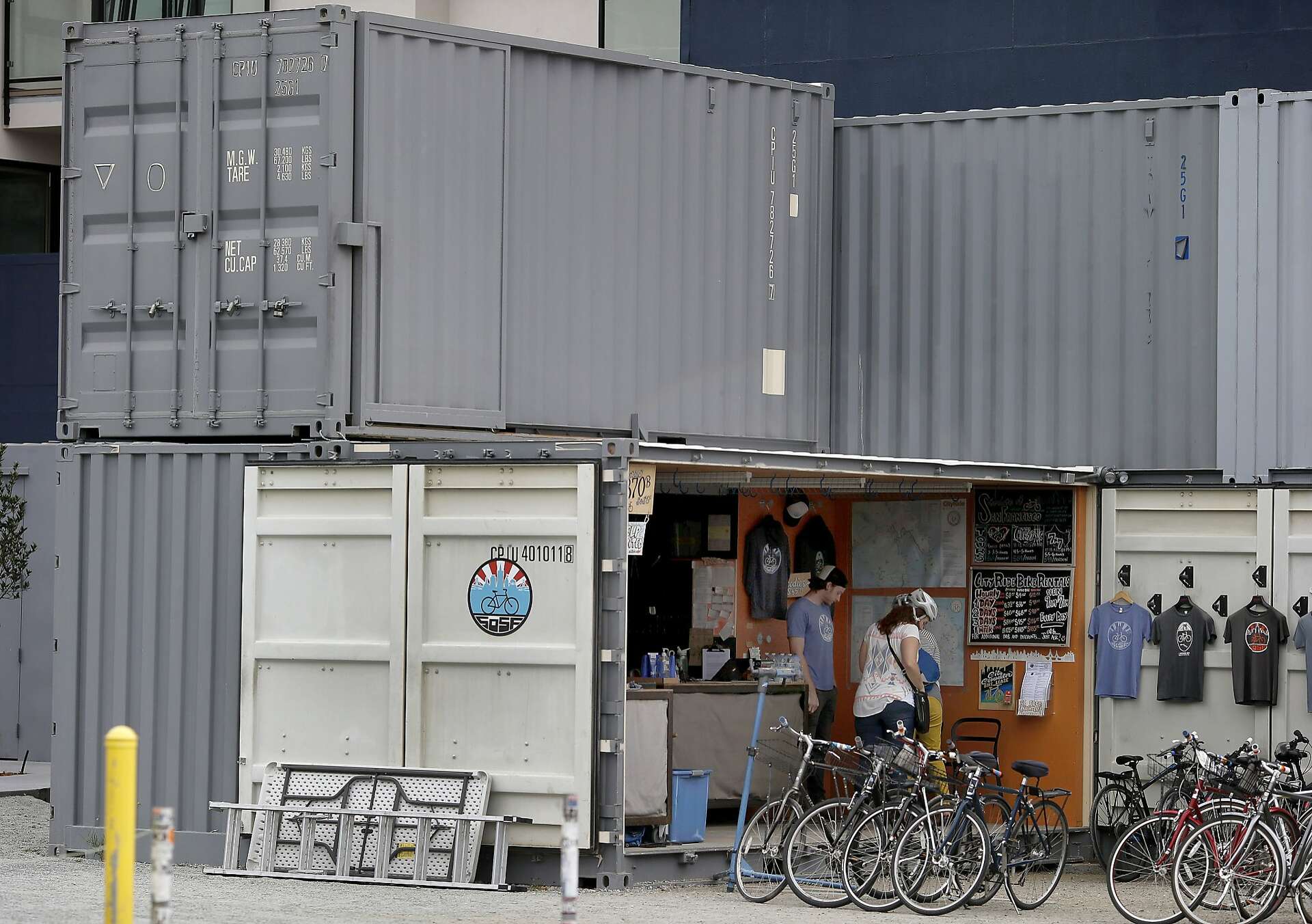 Urban-chic shipping pods catch on in Giants development