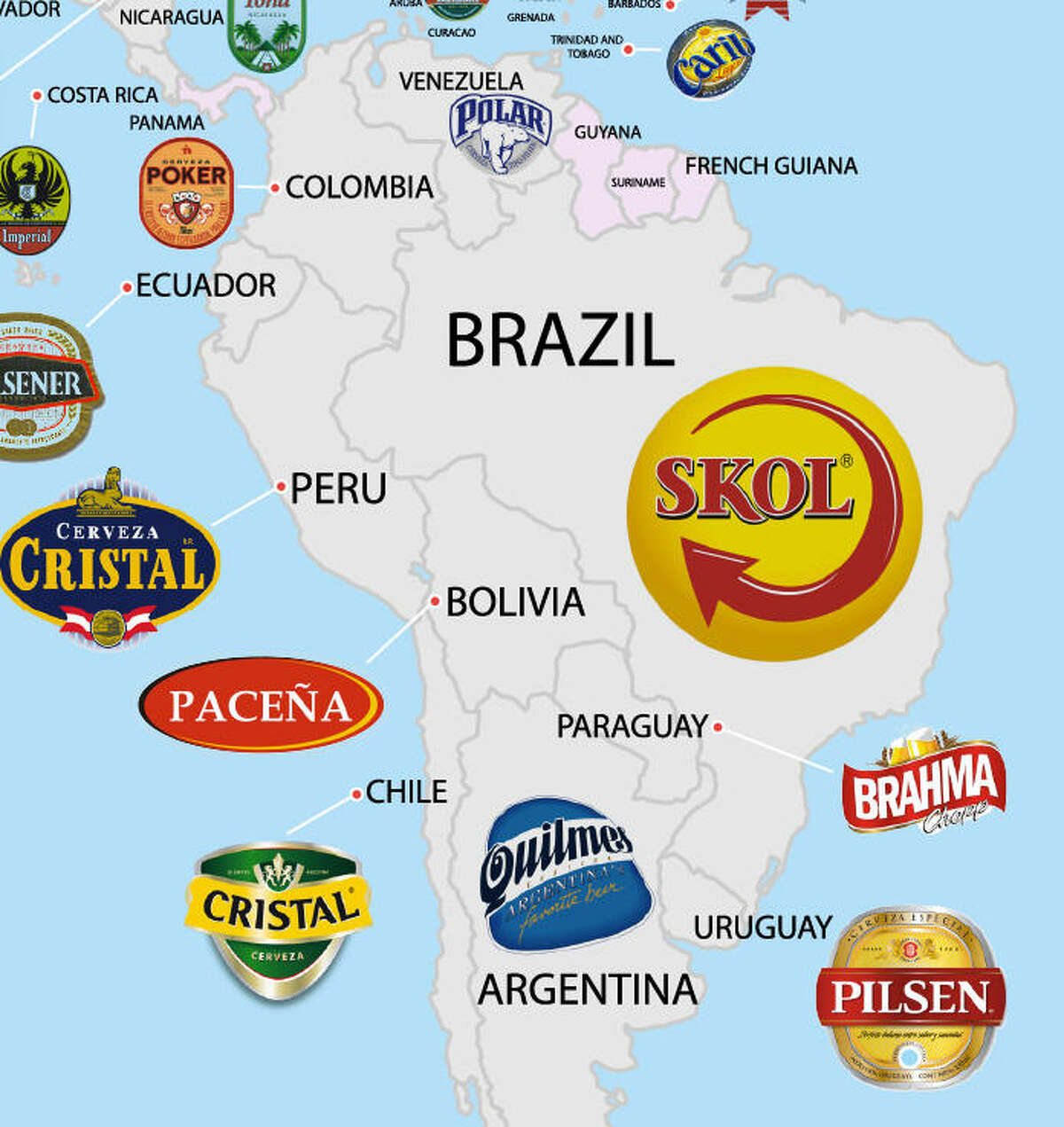 What are the most popular beers across the globe?