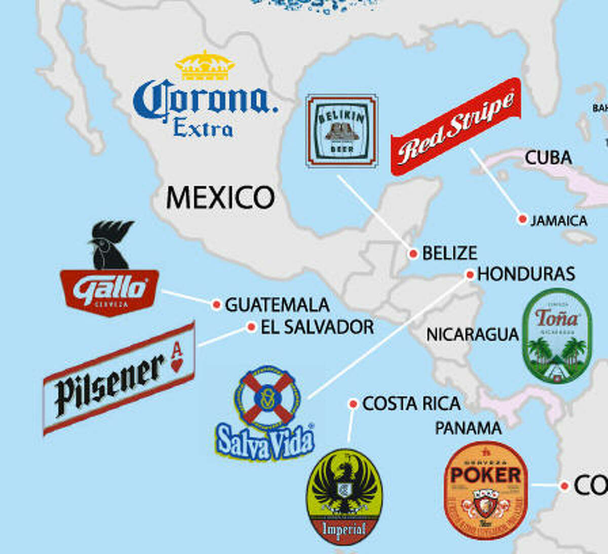 What are the most popular beers across the globe?