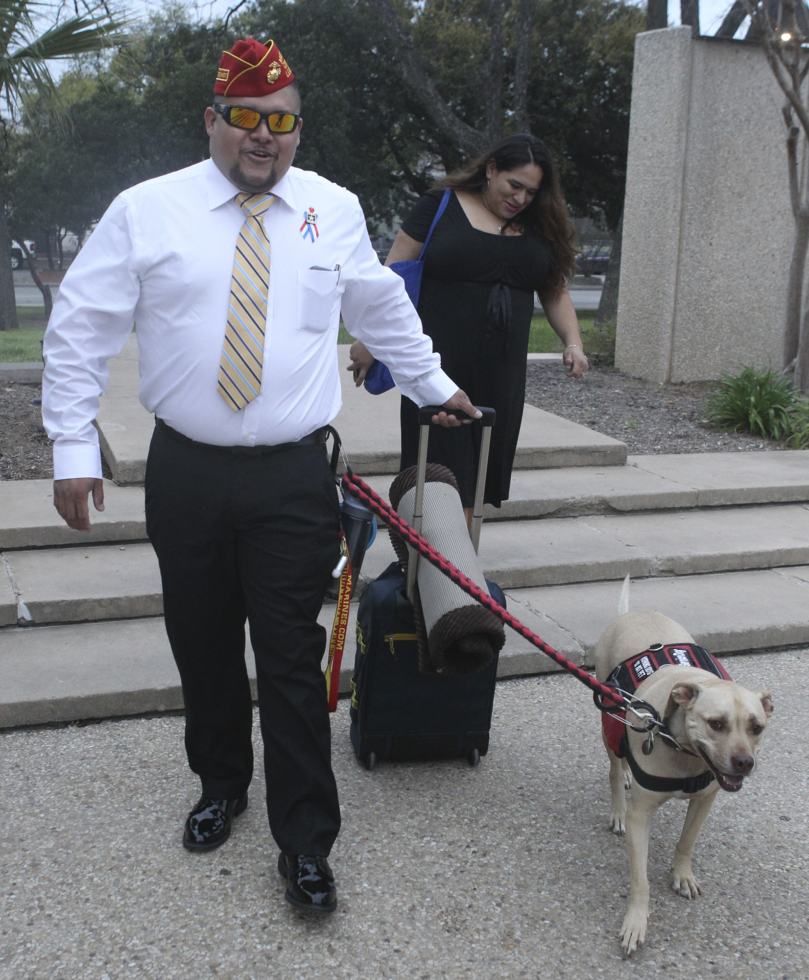 Service-dog case goes to jury