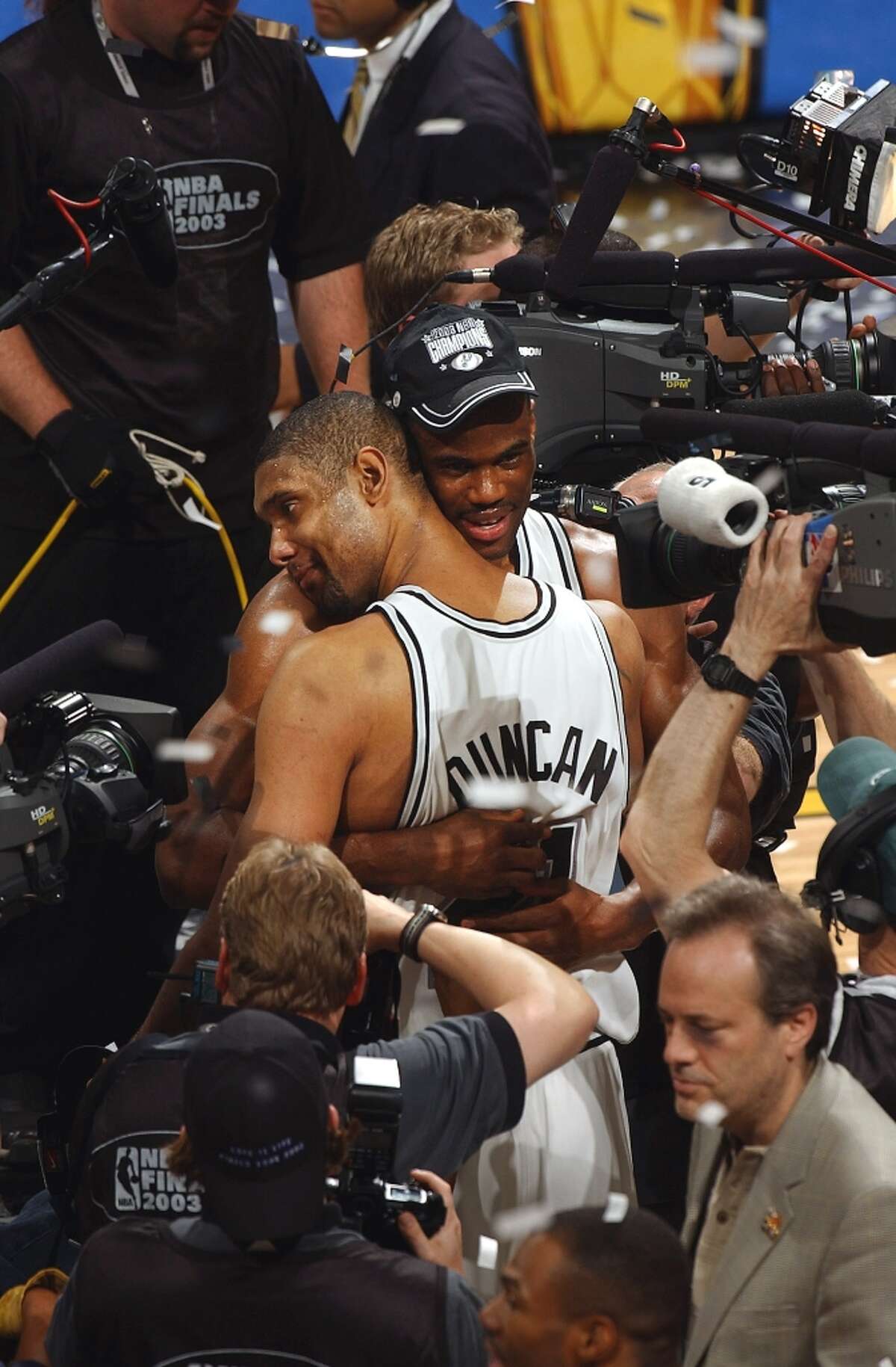 Photo shows Tim Duncan, David & Justin Robinson with San Antonio MMA ...