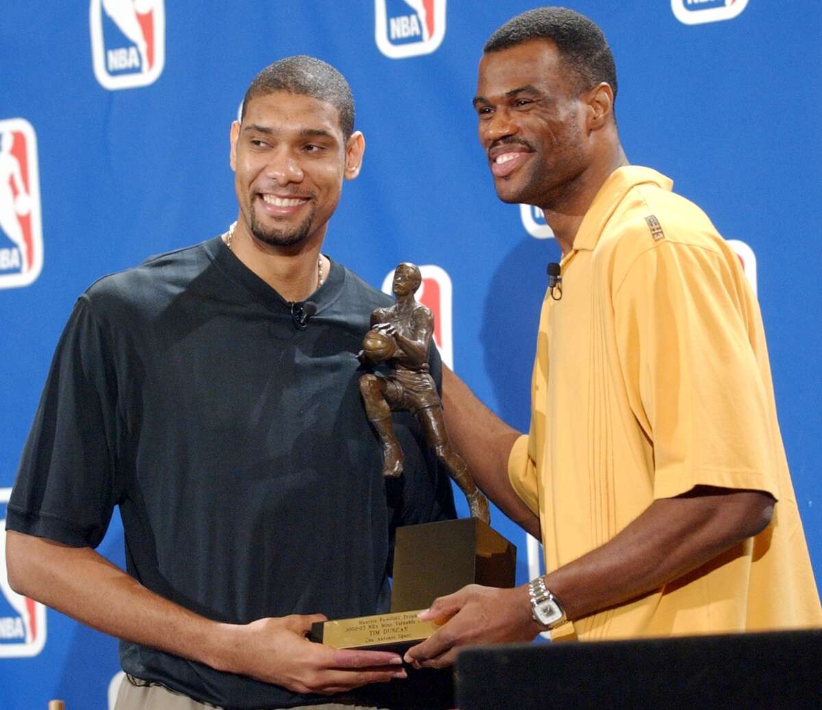 Photo shows Tim Duncan, David & Justin Robinson with San Antonio MMA ...