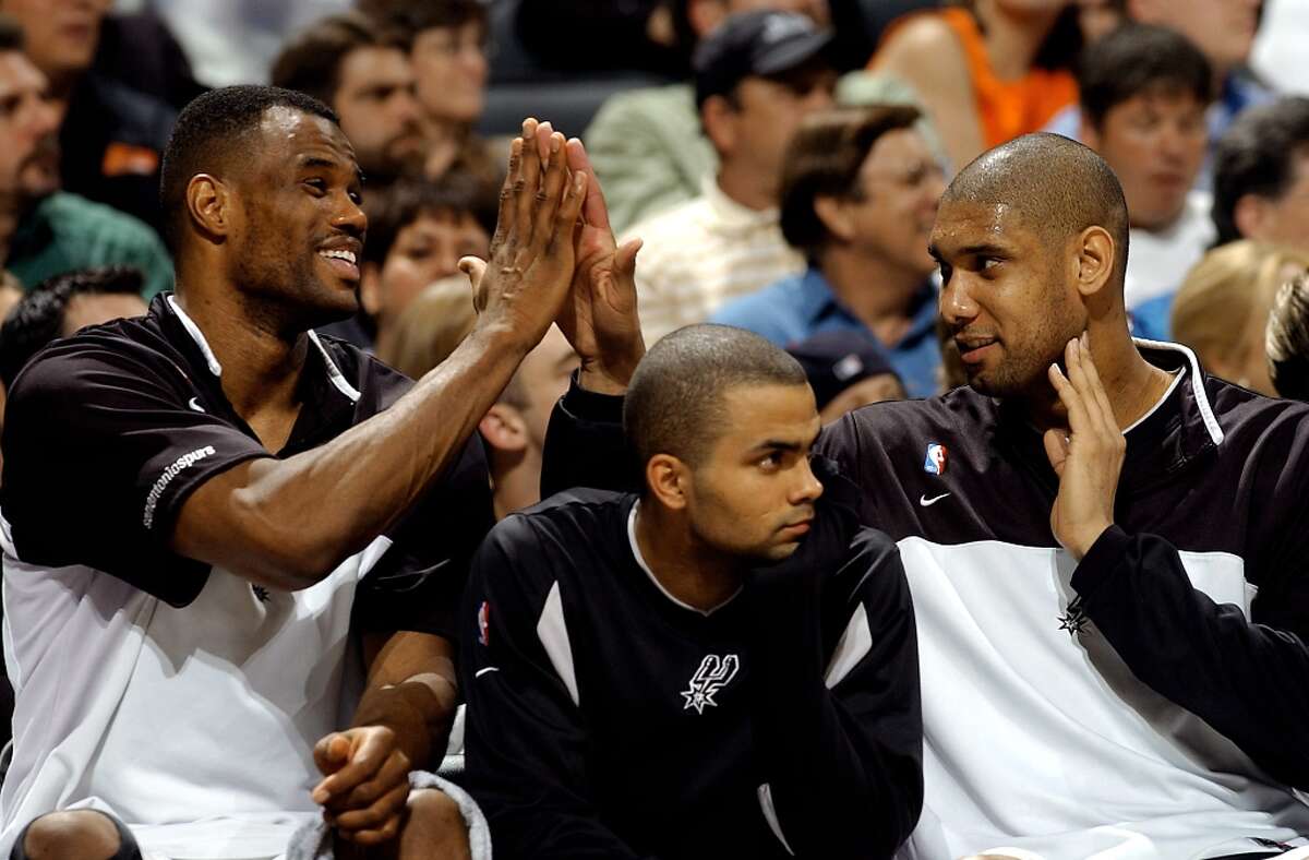 Photo shows Tim Duncan, David & Justin Robinson with San Antonio MMA ...