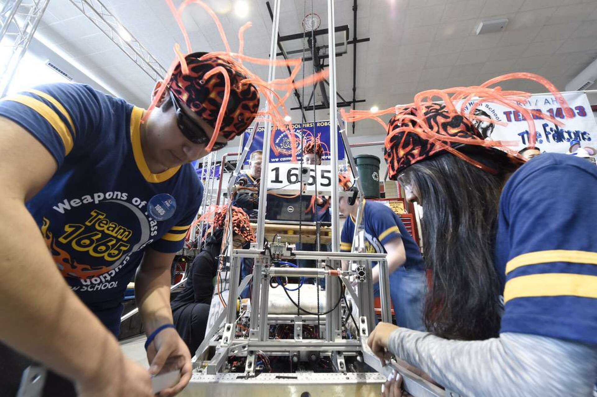 New York Tech Valley high school robotics competition at RPI in Troy