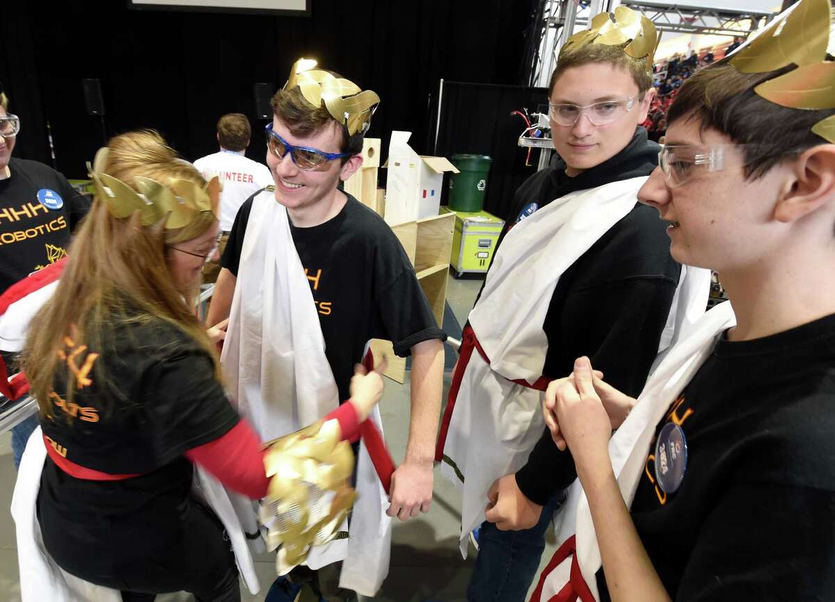 New York Tech Valley high school robotics competition at RPI in Troy