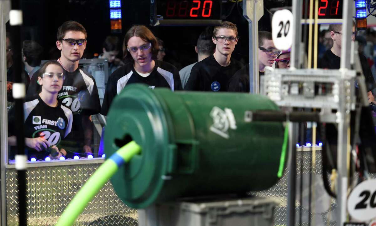 New York Tech Valley high school robotics competition at RPI in Troy