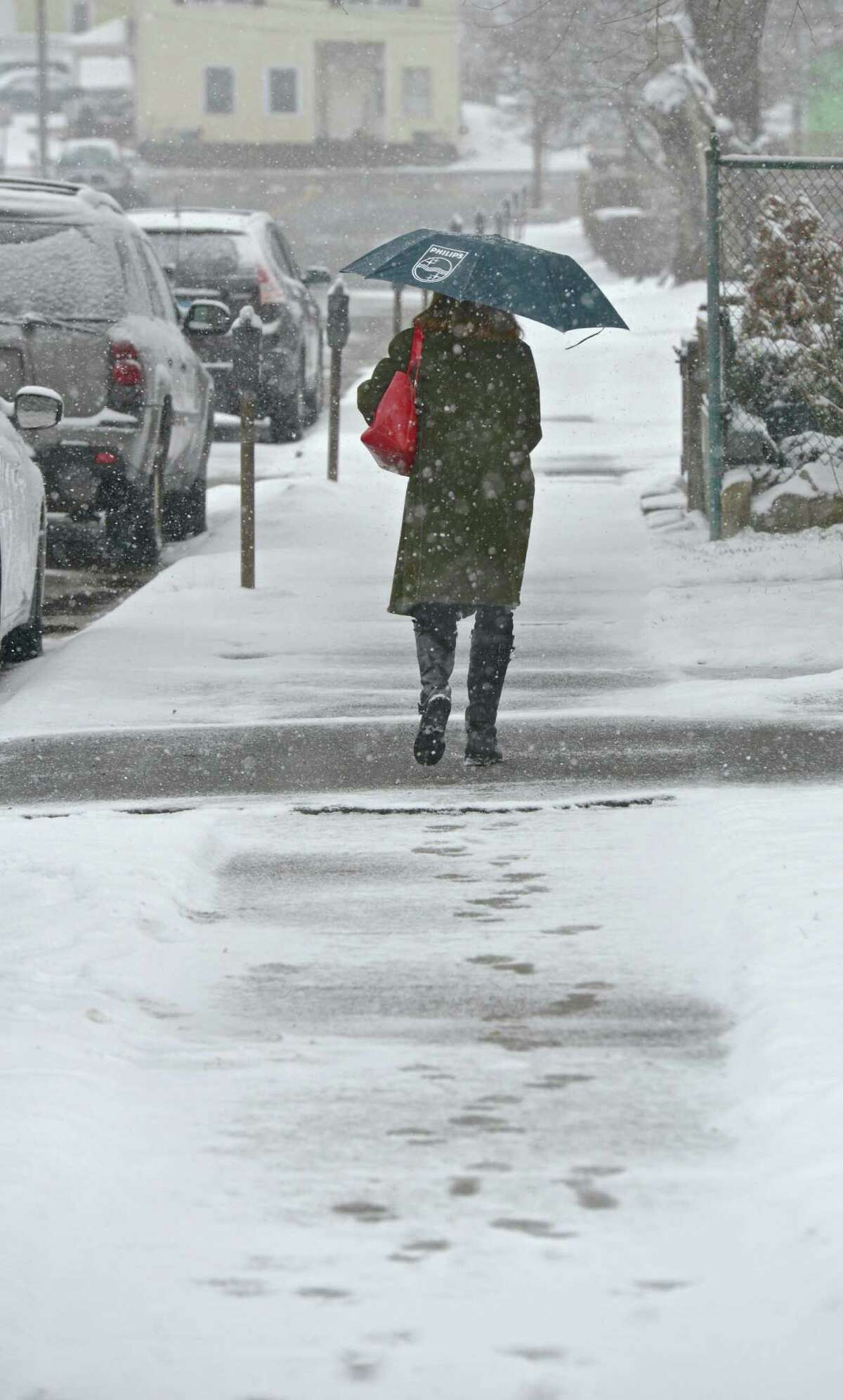 First day of spring: a snowball in the face