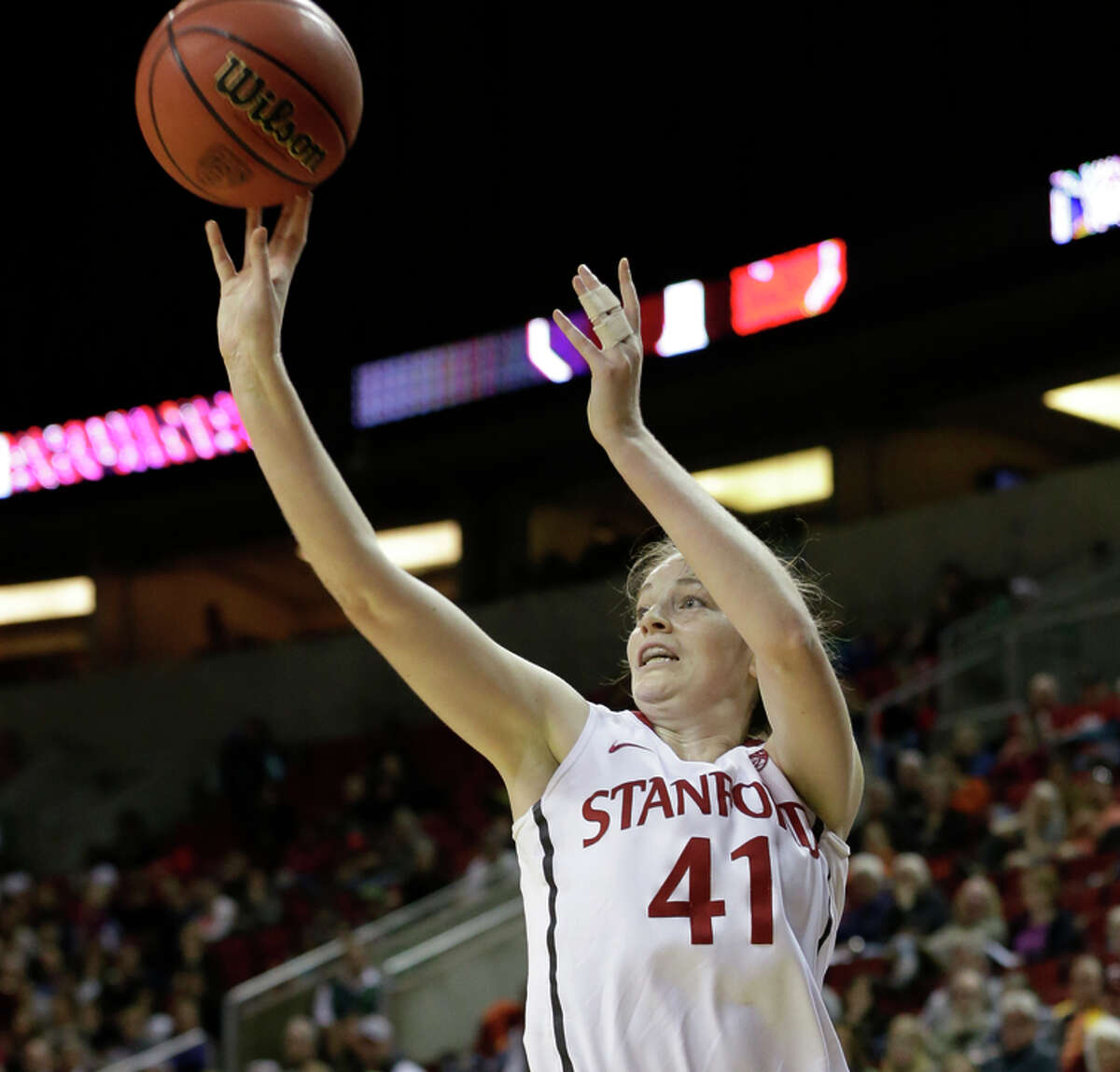 Stanford’s Bonnie Samuelson prepares for final home game