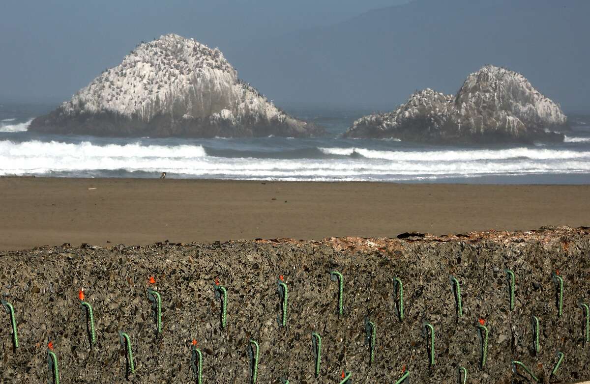 Ocean Beach seawall being repaired through 2016