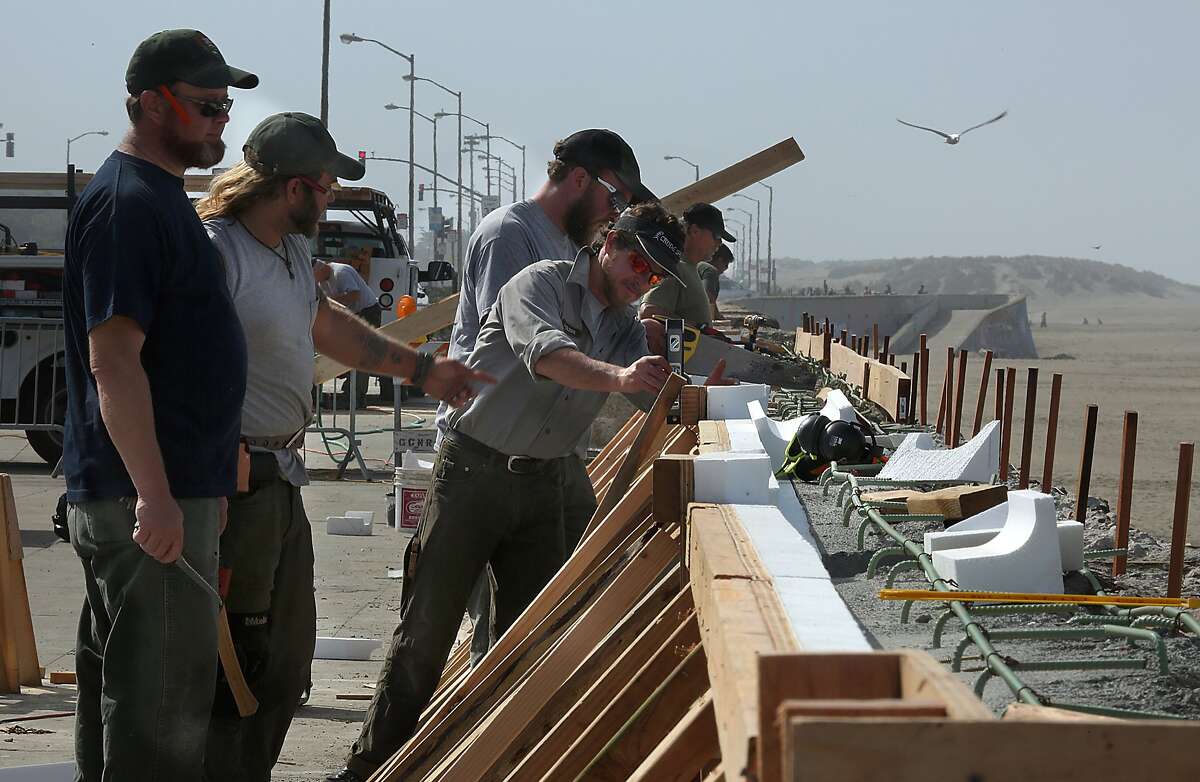 Ocean Beach seawall being repaired through 2016