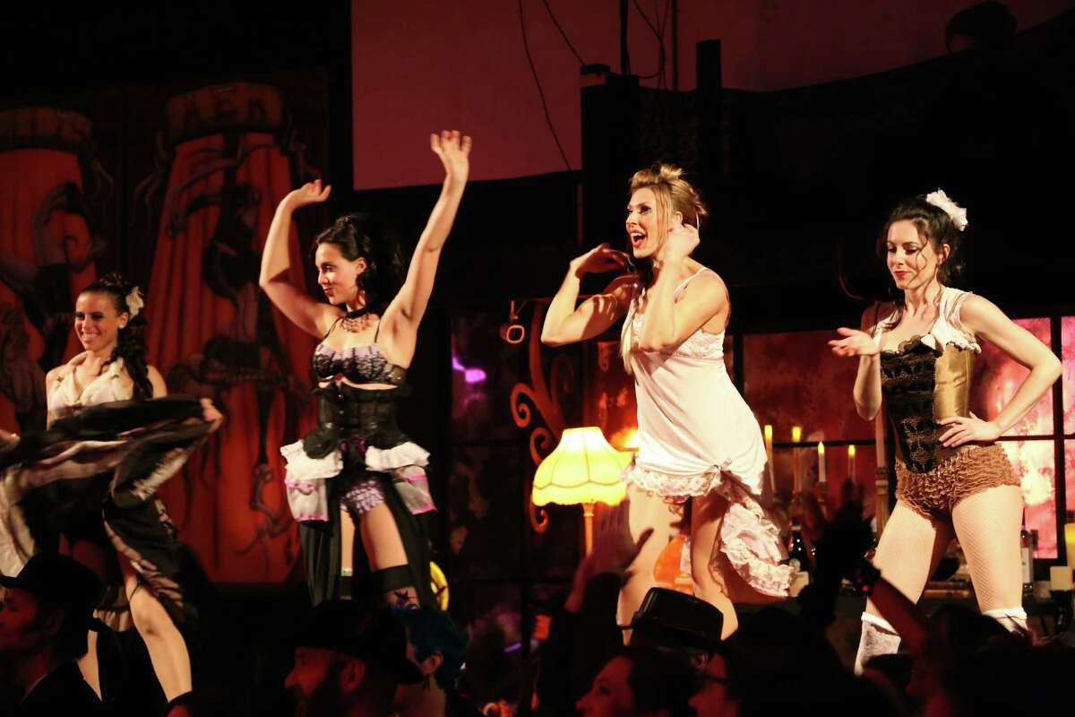 Scenes from The Soiled Dove dinner theater in the Mission