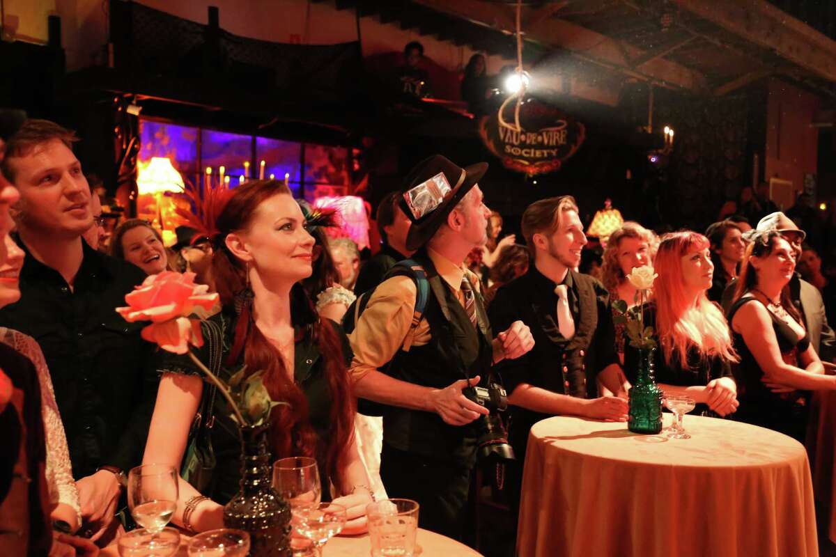 Scenes from The Soiled Dove dinner theater in the Mission